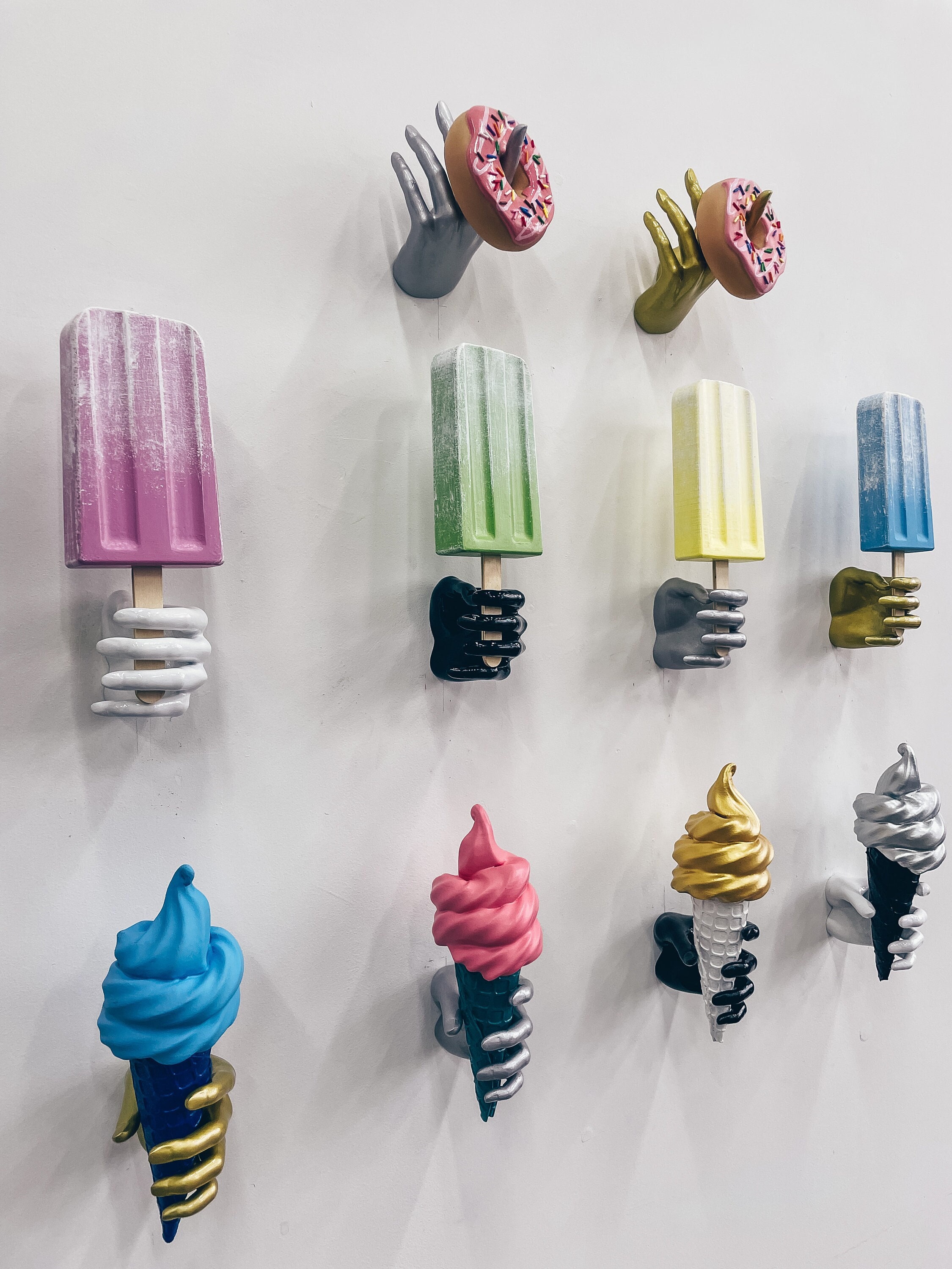 Set of 10 Sweets & 10 Hands Wall Decoration - Etsy