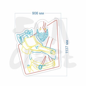 Viking Character LED Neon Sign - Etsy