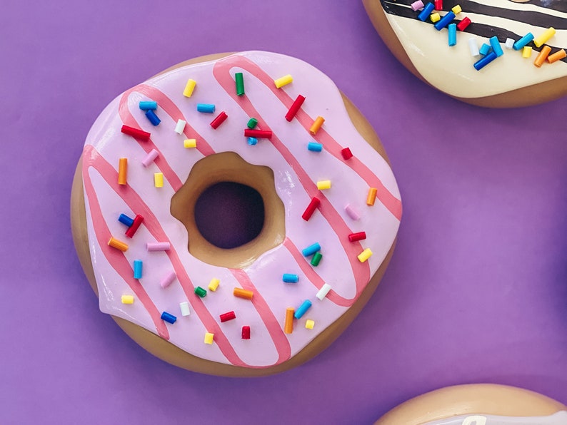 Set of 3 Big Prop Donuts New Colors - Etsy UK