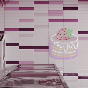 Cake LED Neon Sign - Etsy