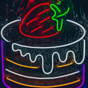 Cake LED Neon Sign | Etsy