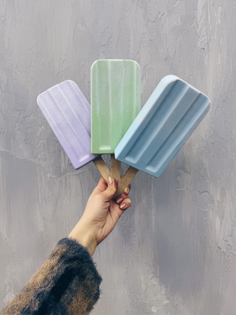 Set of 6 Fake Popsicle Ice Cream-display Decoration- Prop Decoration - Etsy