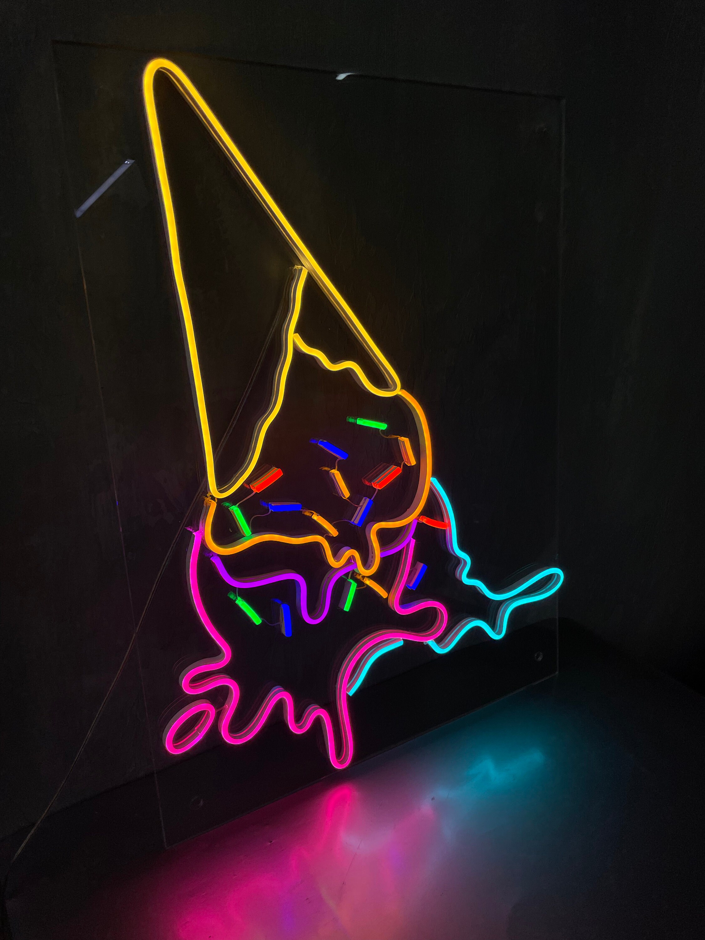 Melted Ice Cream LED Neon Sign - Etsy