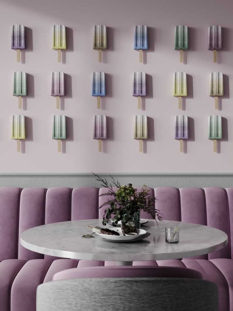 Set of 6 Fake Popsicle Ice Cream-display Decoration Prop - Etsy