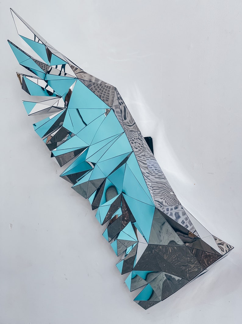 Angel 3D Wings Low Poly Angel Wings Wings Wall Decoration - Etsy