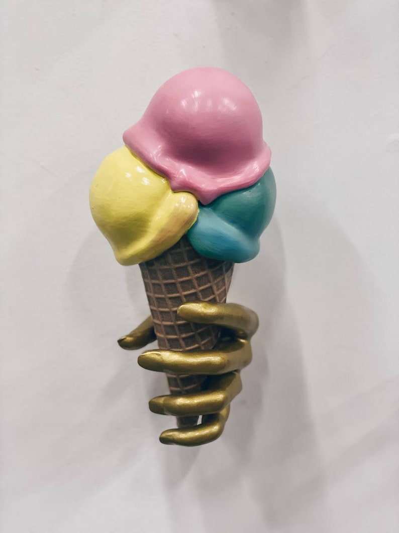 Fake Ice Cream Cones Set of 3pcs Window Display Fake Ice - Etsy
