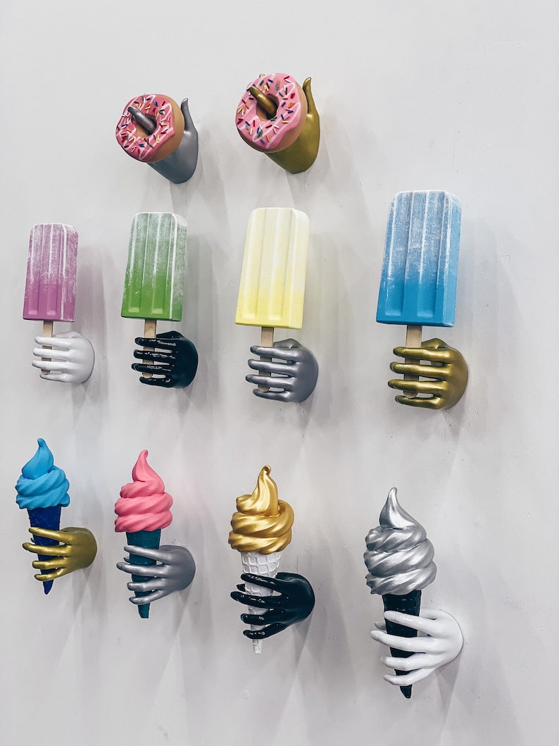 Set of 10 Sweets & 10 Hands Wall Decoration - Etsy