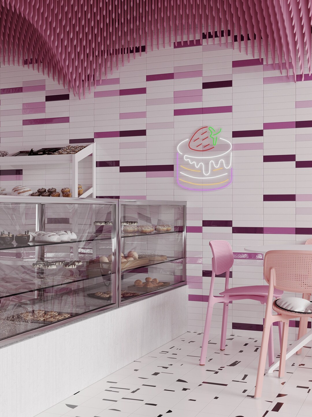 Cake LED Neon Sign - Etsy