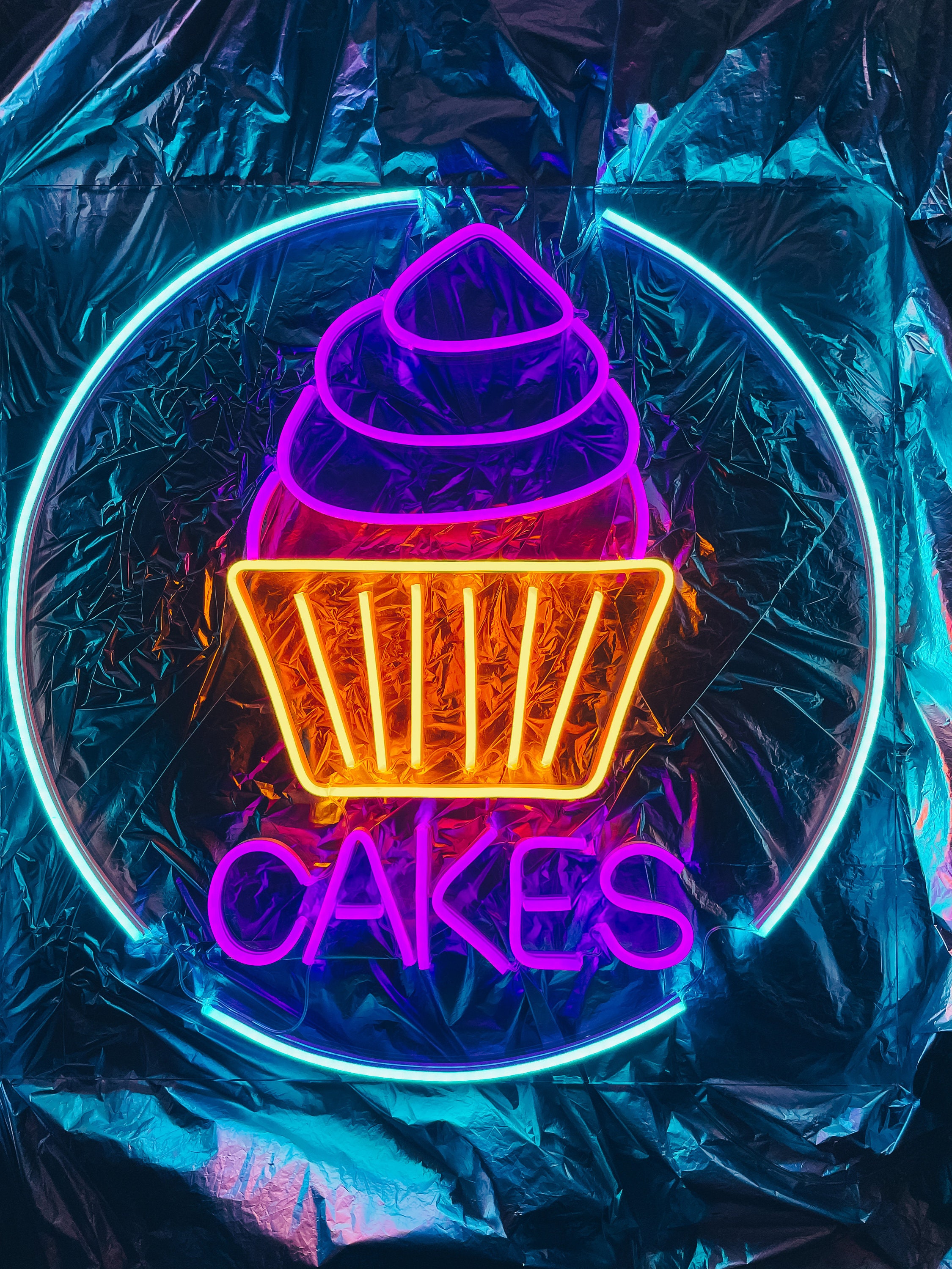 Cake Led Neon Sign - Etsy