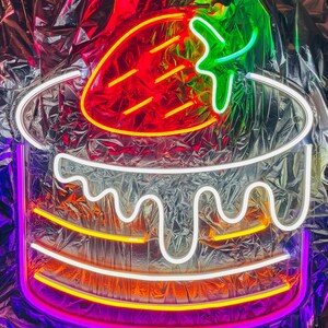 Cake LED Neon Sign | Etsy