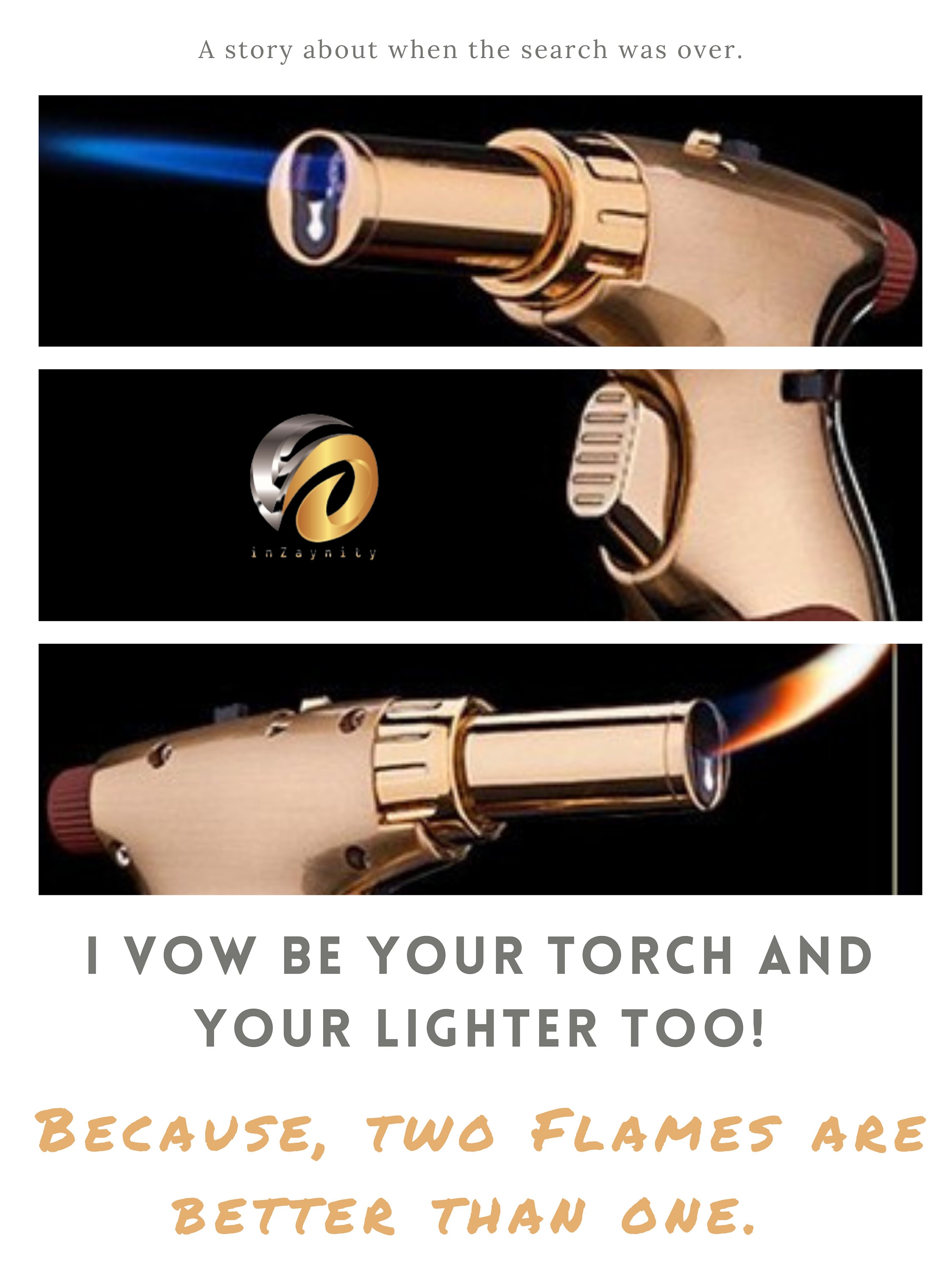 Luxury DUAL Style Flame Triple Flame Size Refillable Culinary | Etsy