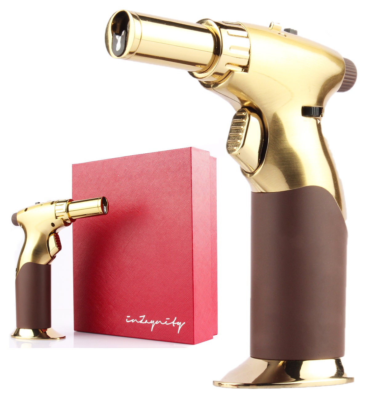 Luxury DUAL Style Flame Triple Flame Size Refillable Culinary | Etsy