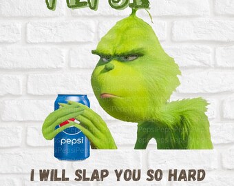 Grinch Pepsi Png - Etsy