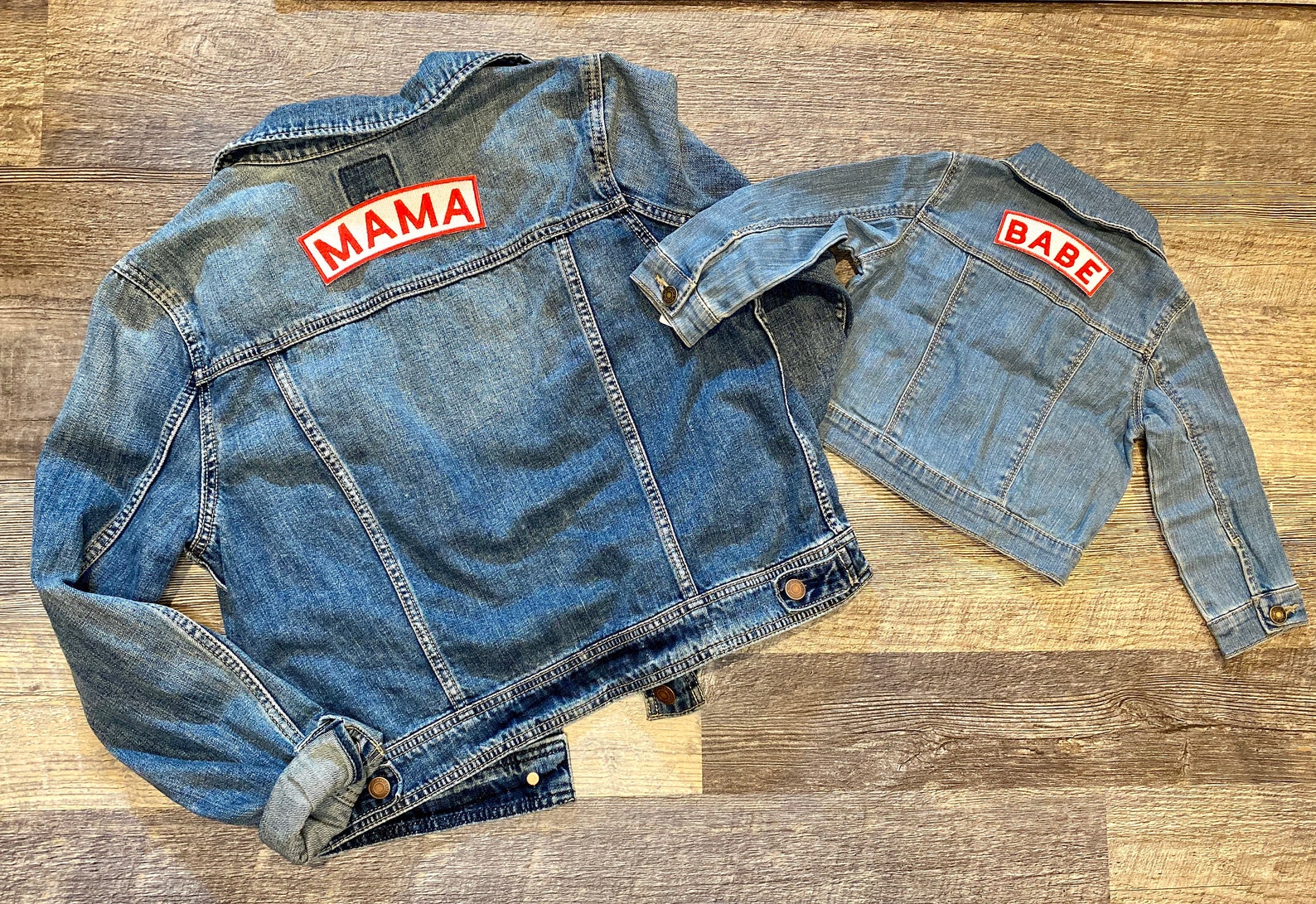 Mama Denim Jacket- Mommy&me Jacket - Etsy
