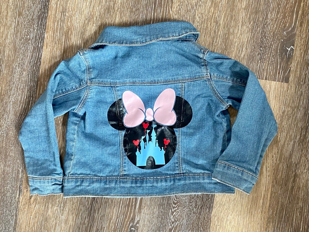 Minnie Mouse Denim Jacket - Etsy