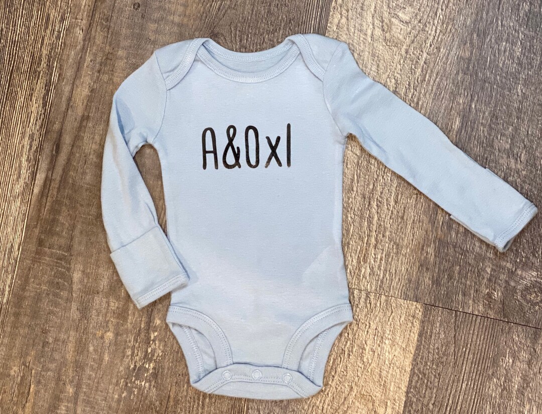 A&ox1 Onesie - Etsy