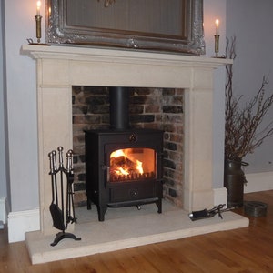 Bath Stone Fireplace Hampton Surround Only - Etsy UK
