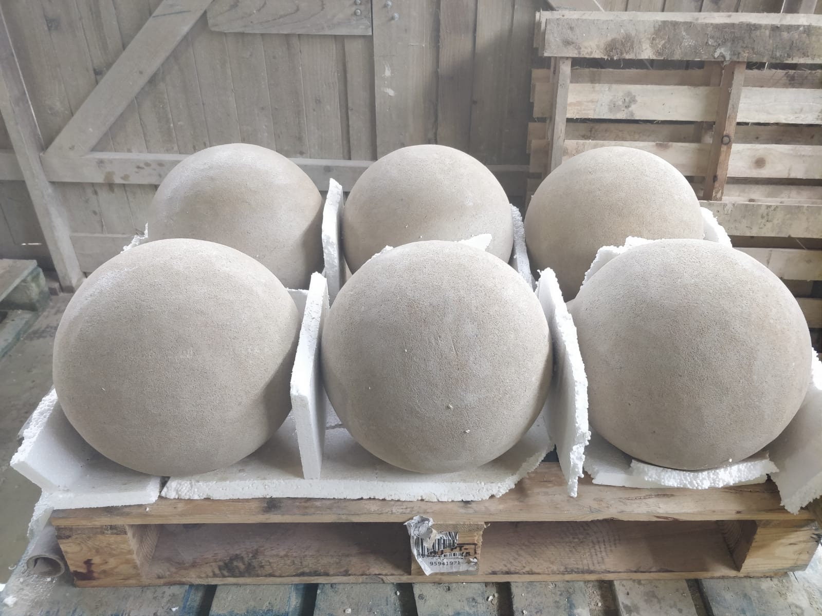 Stone Ball Hand Carved Natural Stone Sphere Garden Ornament - Etsy UK