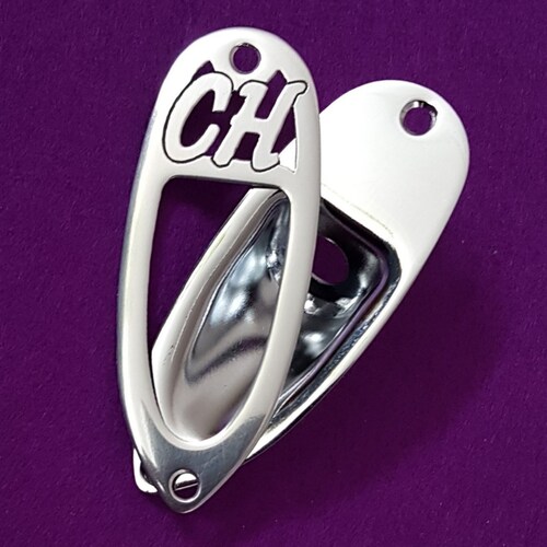 Jack Plate SILVER Stratocaster With SILVER Plate Custom Metal - Etsy