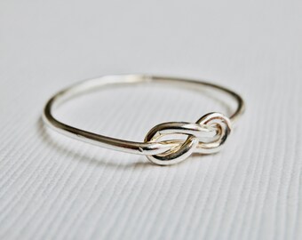Figure 8 Knot Ring - Etsy