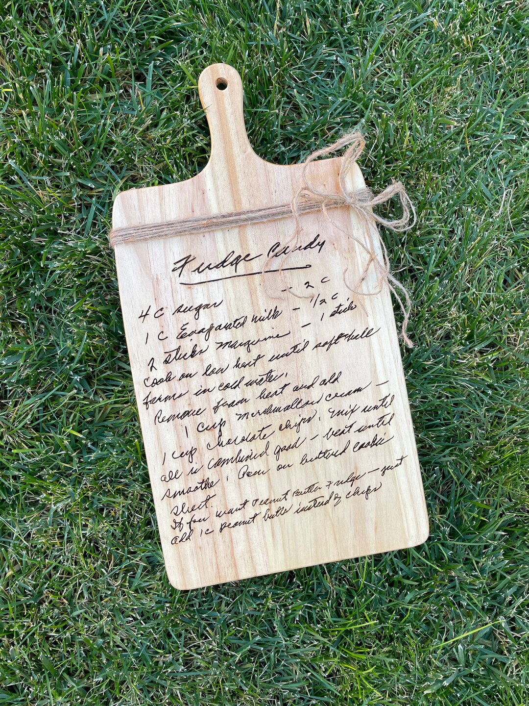 Recipe Board Custom Engraved Recipe Board Wooden Engraved - Etsy