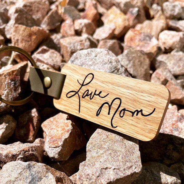 Wooden Keychain - Etsy