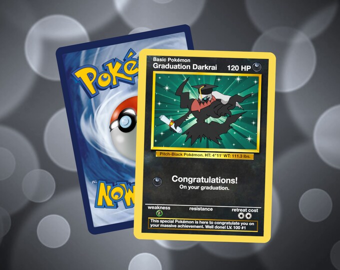 Pikachu Graduation Card Class of 2023 Handmade Pokemon Gift for Him - Etsy