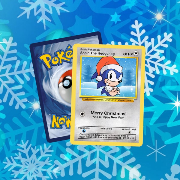 Sonic Trading Card - Etsy