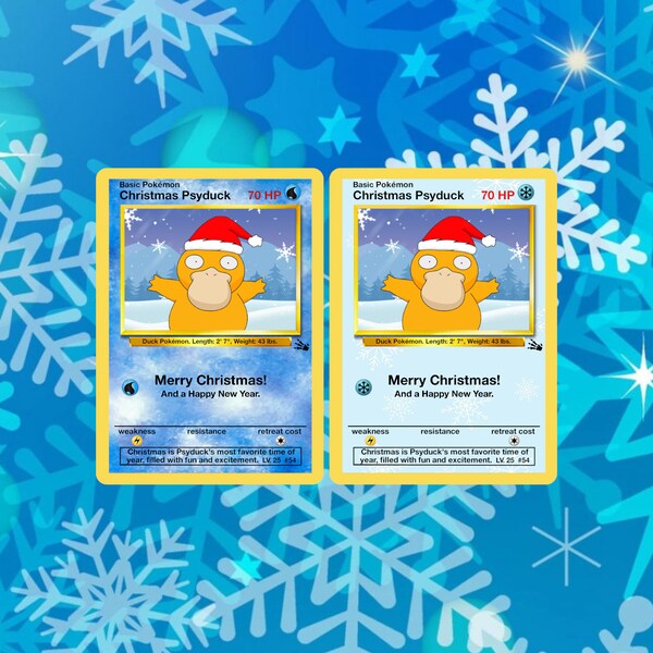 Custom Psyduck Card - Etsy