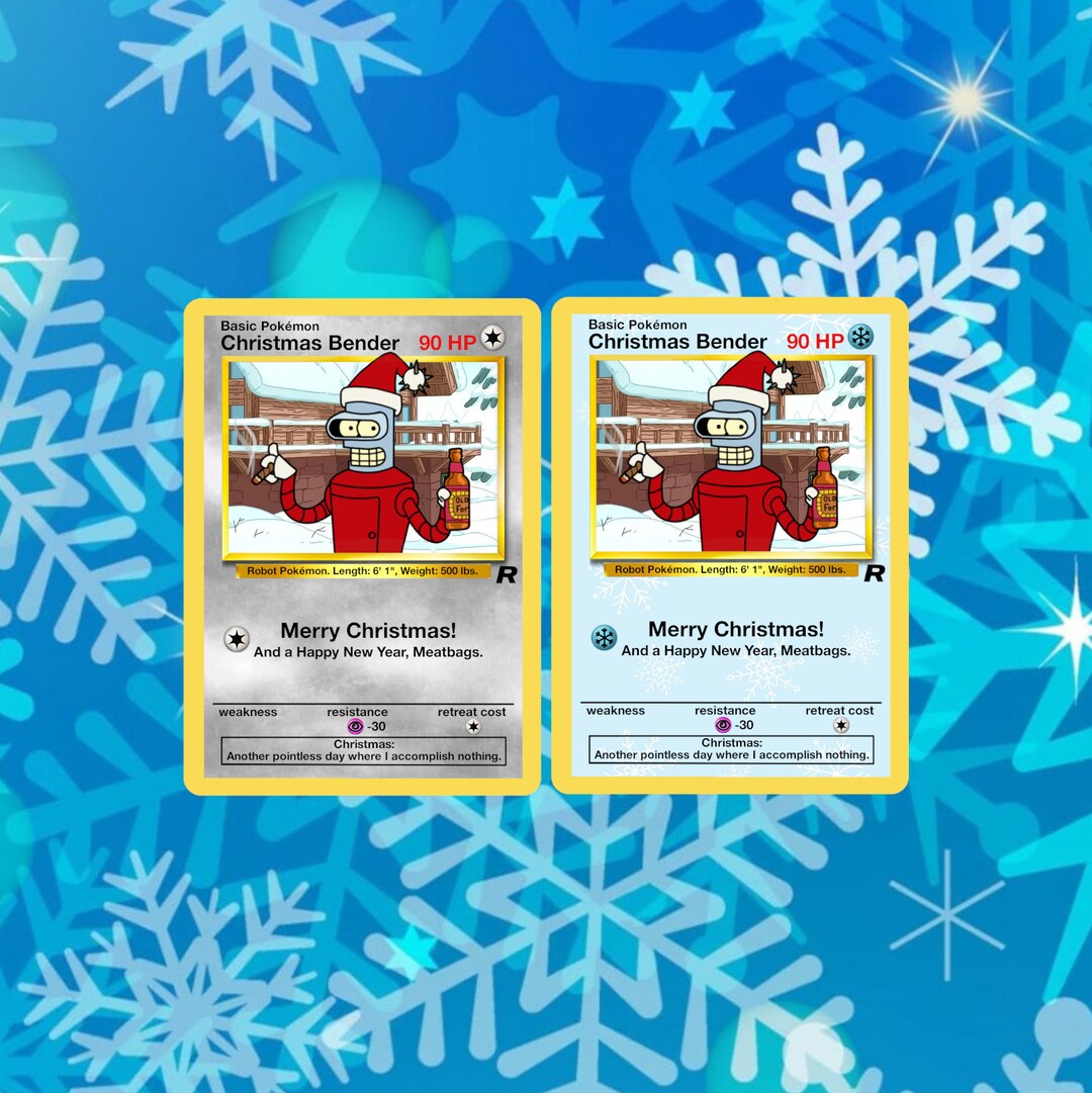 Custom Christmas Bender Card - Etsy