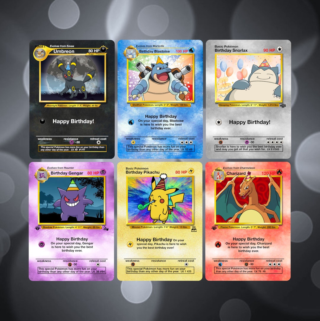 Custom Birthday Borderless Cards - Etsy