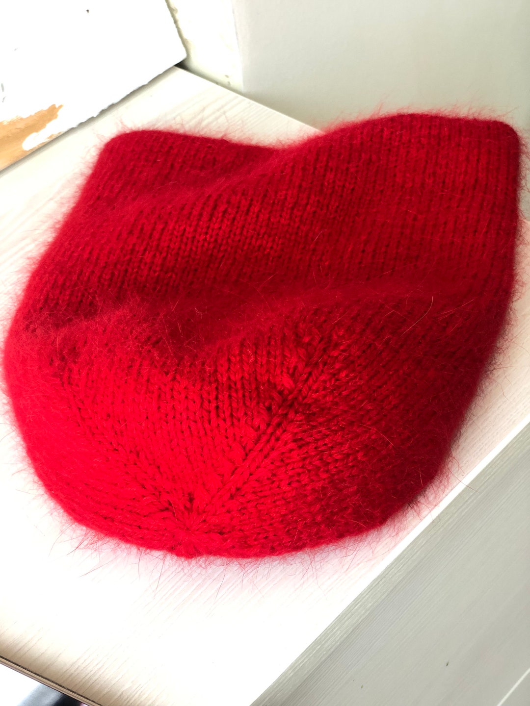 Beanie Double Hat Cap Angora Warm Hat - Etsy