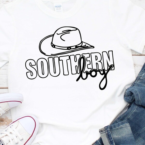 Southern Boy Svg - Etsy