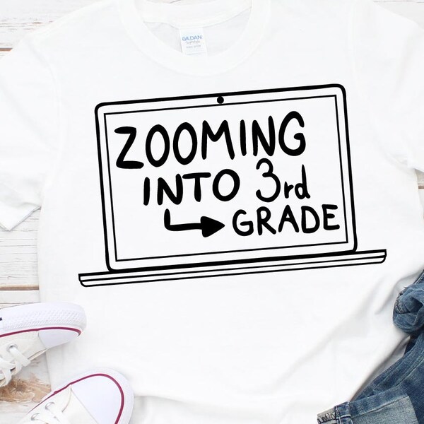 Zooming Into 3rd Grade Svg - Etsy