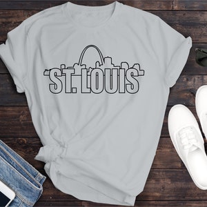 City Skyline SVG/PNG, St. Louis Svg, City Silhouette Vector File, City ...