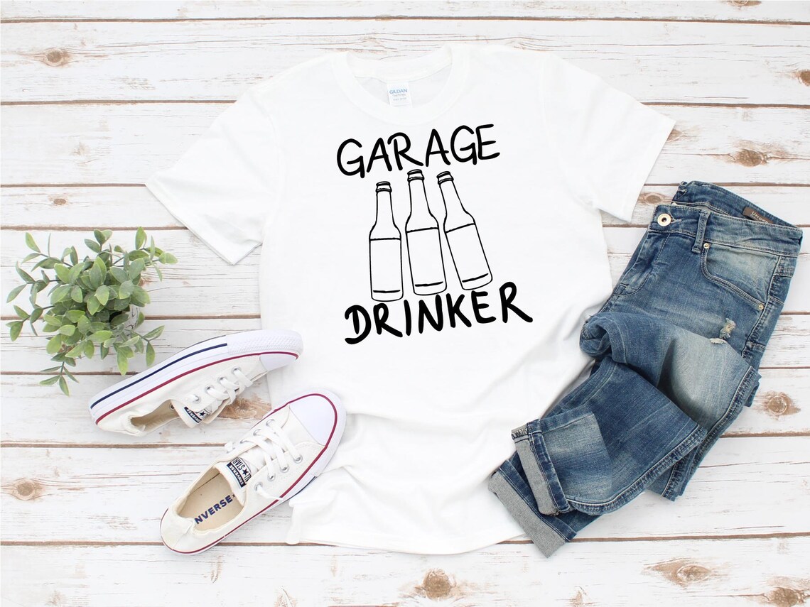 Garage Drinker Svg, Funny Saying Svg, Funny Drinking Quote Svg, Alcohol ...