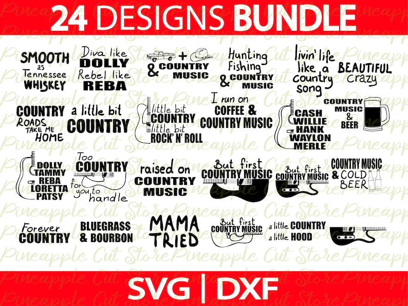 Country Music Svg Country Boy Svg Country Svg Southern Girl - Etsy