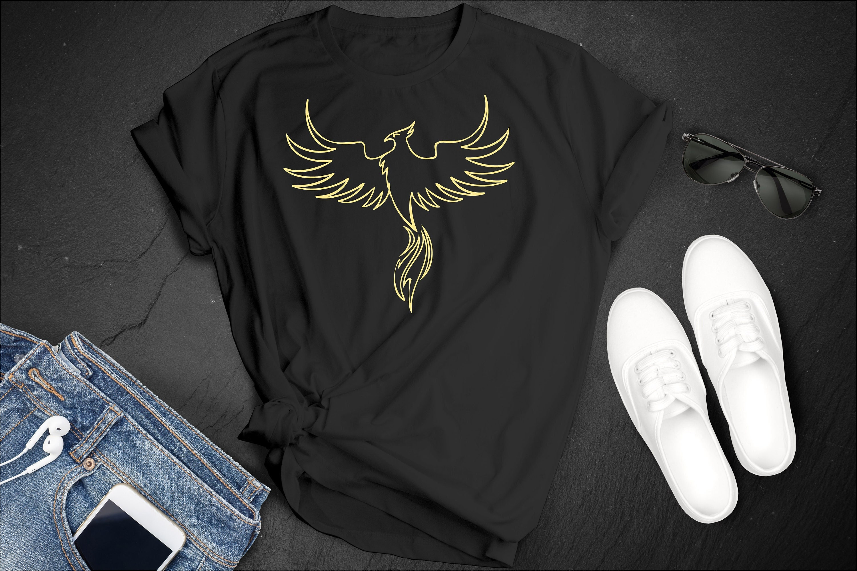 Phoenix Svg, Instant Download, Phoenix Vector Dxf Png, Phoenix Cut File ...