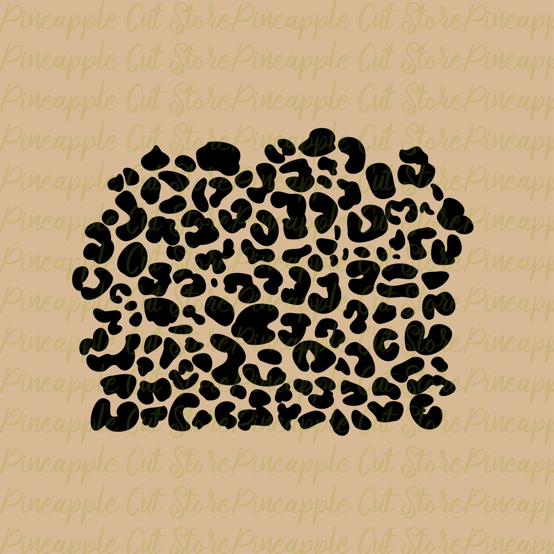 Leopard Print Svg, Leopard Pattern Svg, Leopard Vector File, Leopard ...