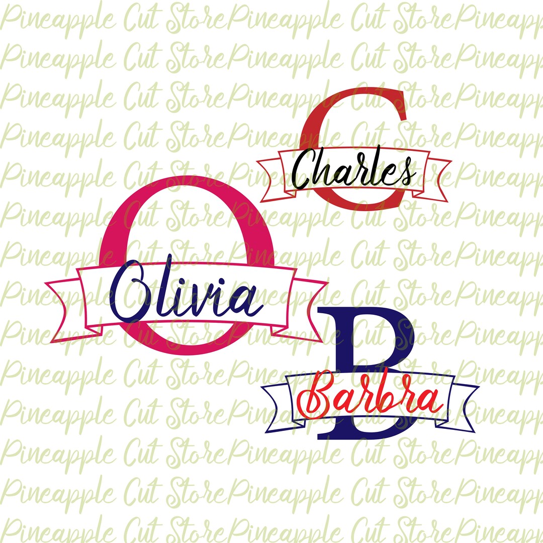 Split Monogram SVG, Monogram Svg, Split Monogram Alphabet Svg, Letters ...