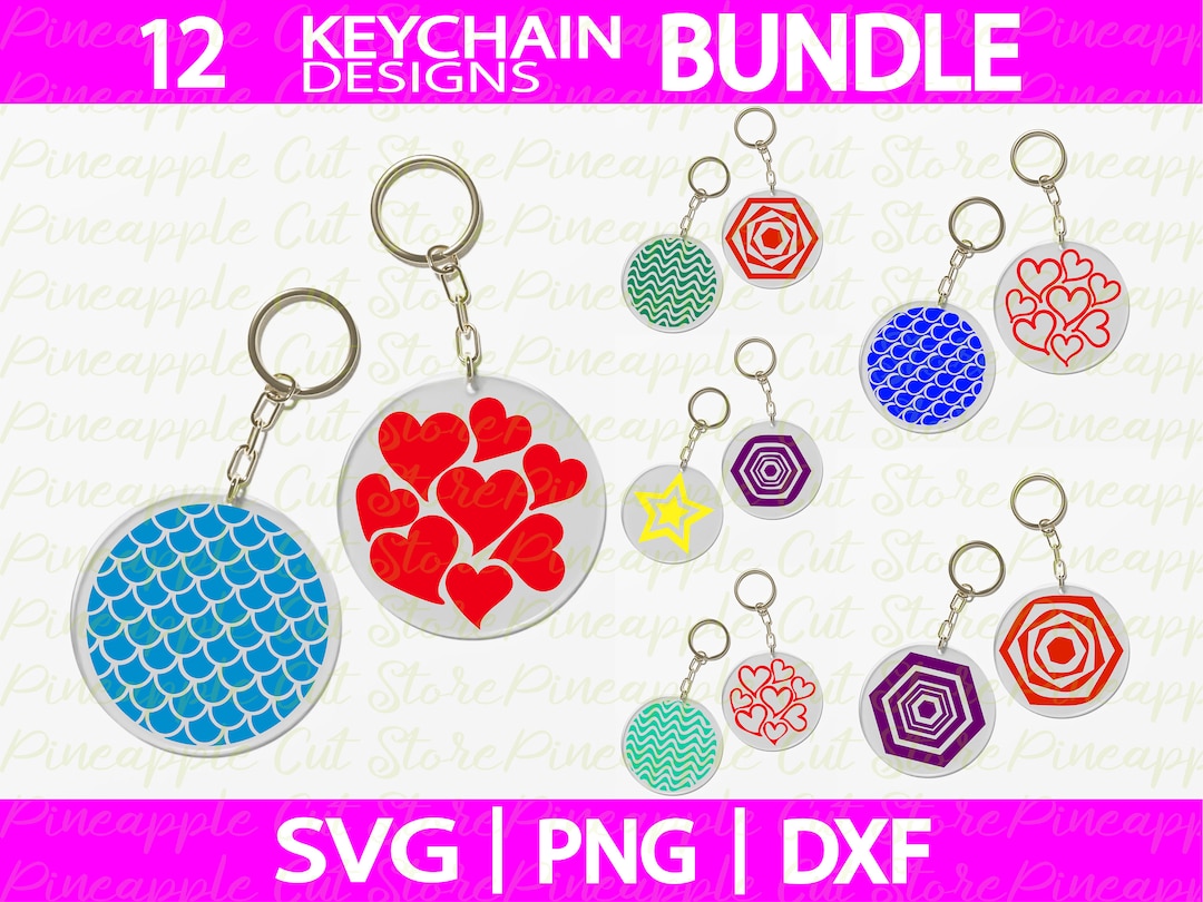 Keychain SVG, Keychain Pattern, Key Ring Svg, Key Ring Pattern Svg ...