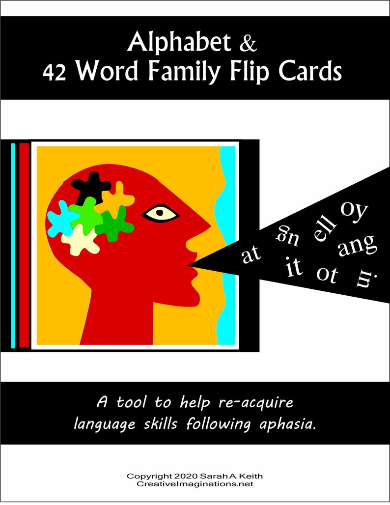 Aphasia Help Word Family Cards Speech Therapy Apraxia Articulation ...