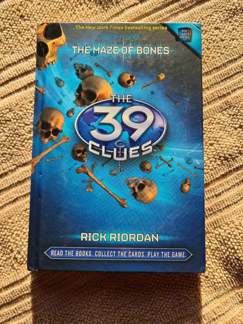 The 39 Clues Book One – the Maze of Bones by Rick Riordan - Etsy