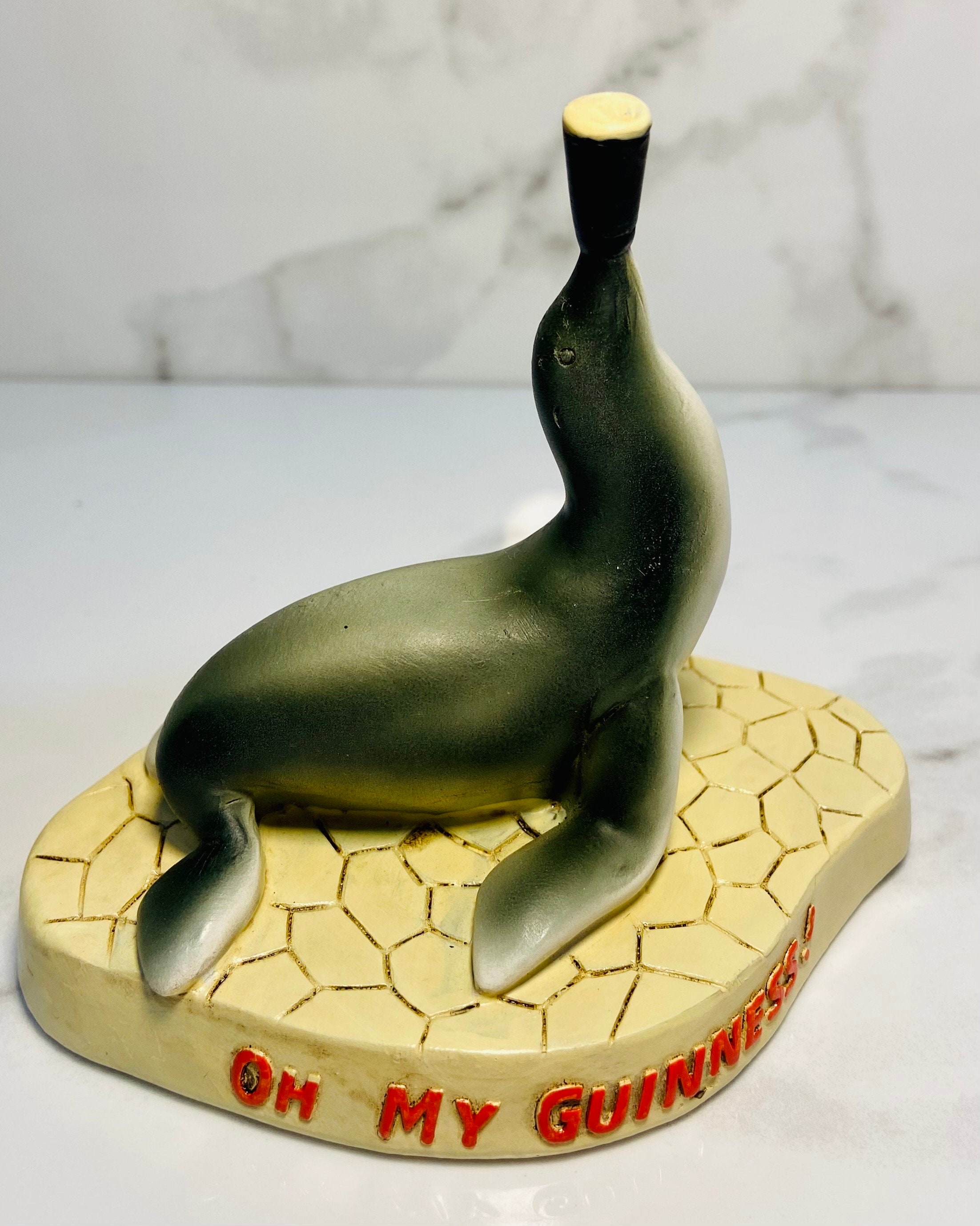 Vintage Figurine Oh My Guinness! Seal Pint Figurine - Etsy