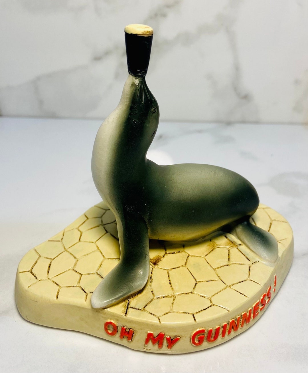 Vintage Figurine Oh My Guinness! Seal Pint Figurine - Etsy