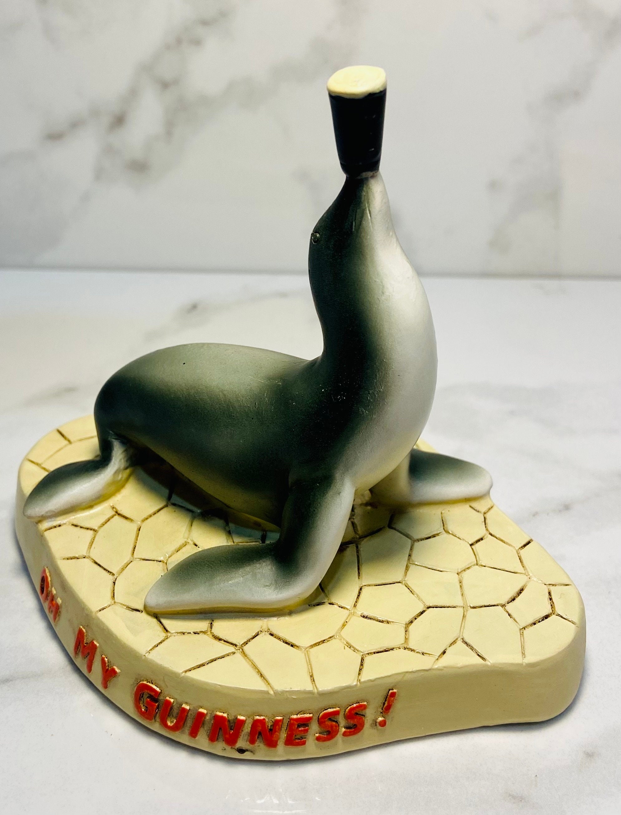 Vintage Figurine Oh My Guinness! Seal Pint Figurine - Etsy
