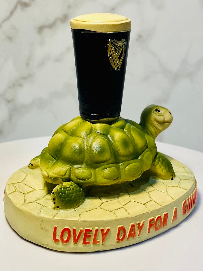 Guinness Tortoise Turtle Vintage Figurine Lovely Day for A Guinness - Etsy