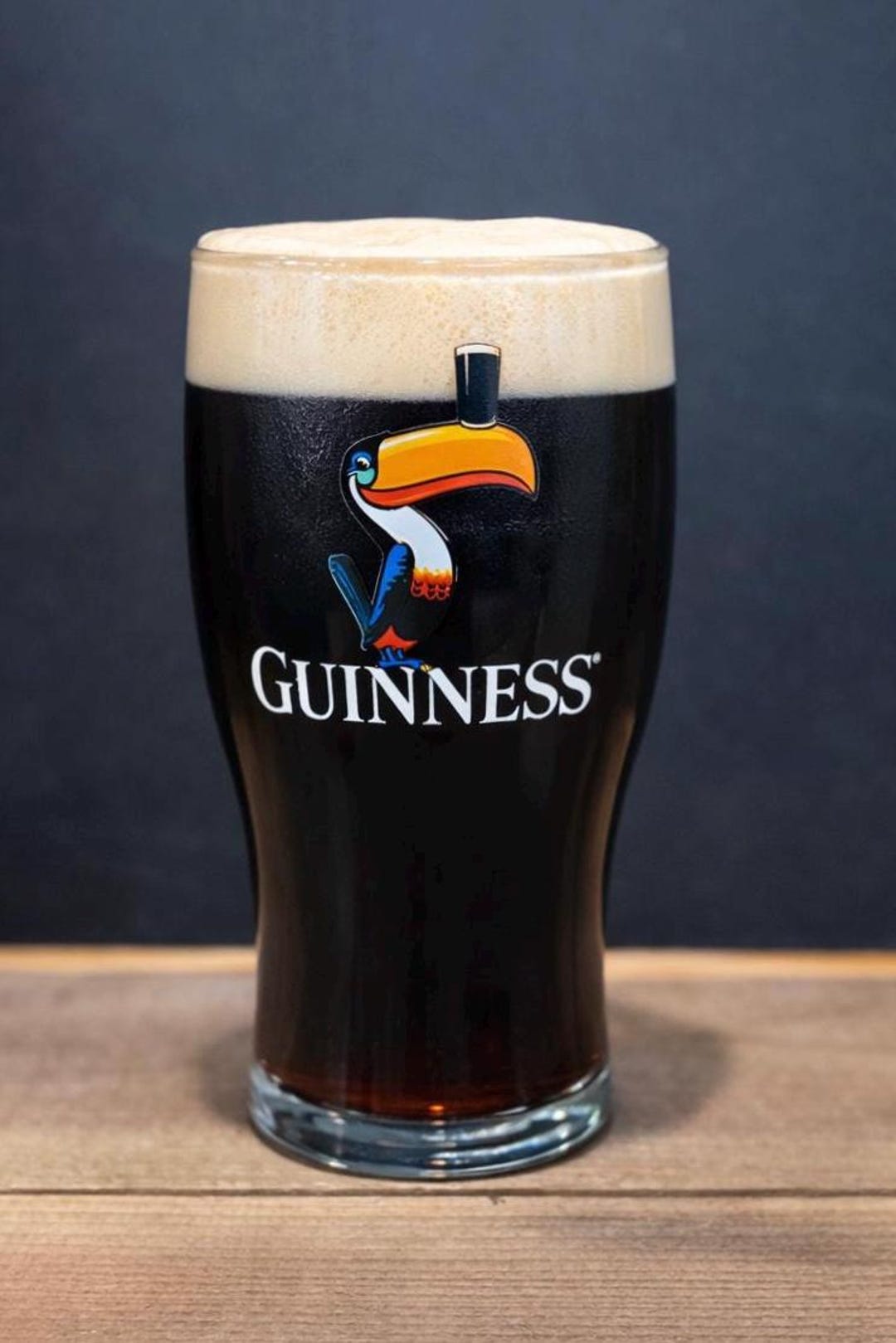 Guinness Toucan Tulip Pint Glass 20 Ounces Vintage Guinness Artwork - Etsy