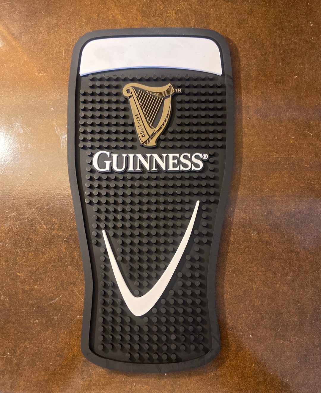 Authentic Official Guinness Pint Bar Drip Mat New, Never Used Measures ...