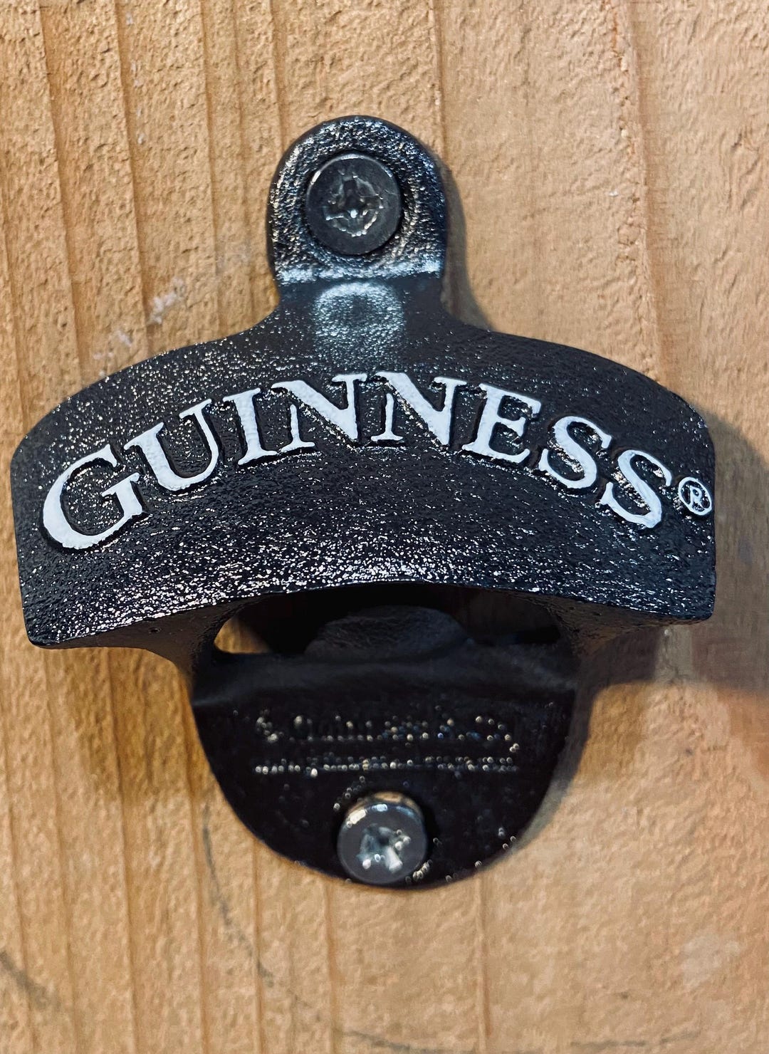 Guinness Beer Bottle Opener Wall Mount Vintage Rustic Finish - Etsy